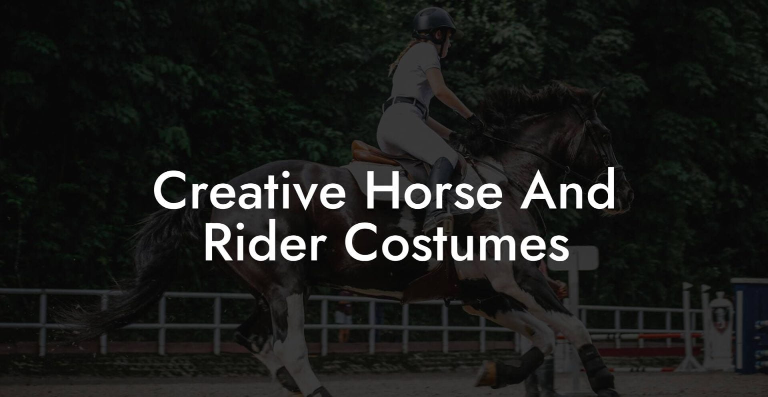 Creative Horse And Rider Costumes - How To Own a Horse