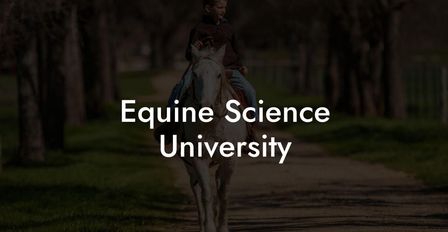 Equine Science University - How To Own a Horse