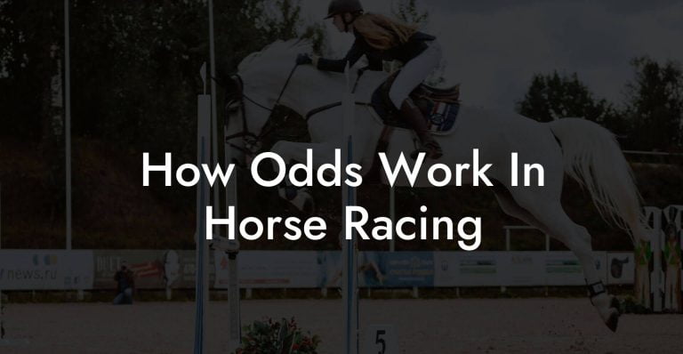 How Odds Work In Horse Racing - How To Own a Horse